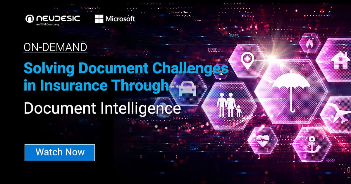 Solving Document Challenges in Insurance Through Document Intelligence ... Solving Document Challenges in Insurance Through Document Intelligence ...