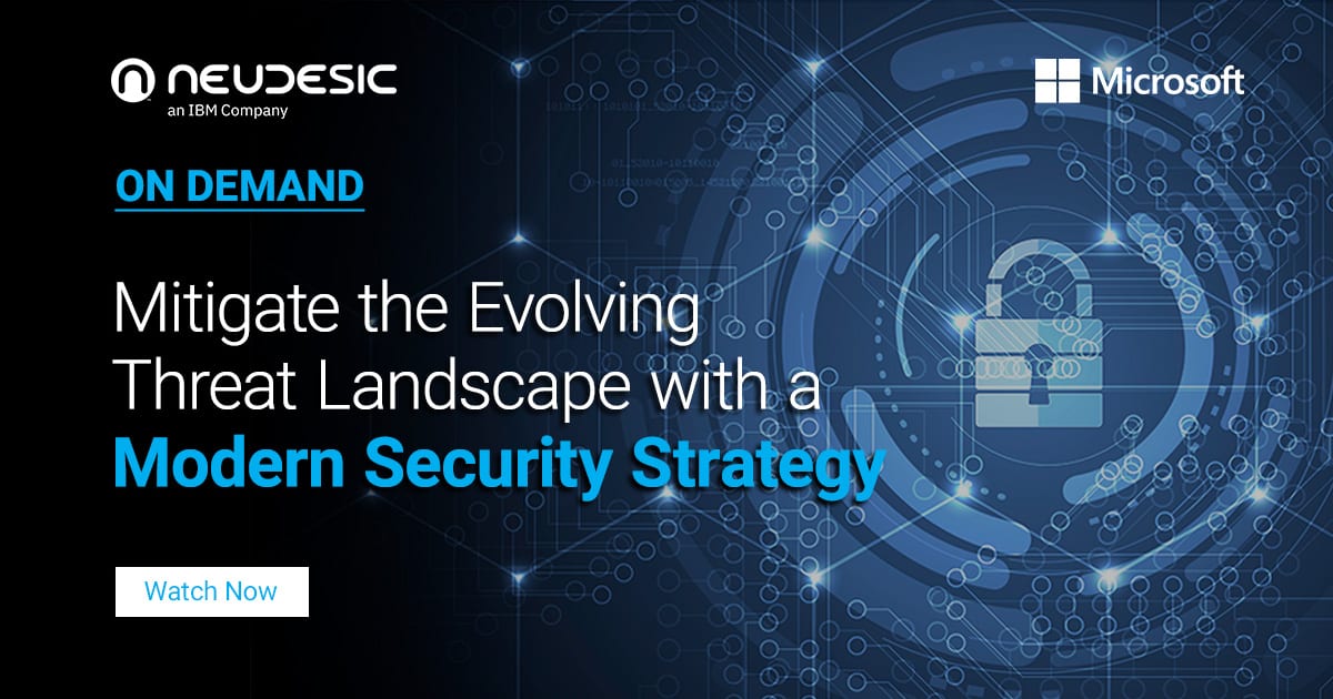 On Demand: Mitigate the Evolving Threat Landscape with Modern Security ...